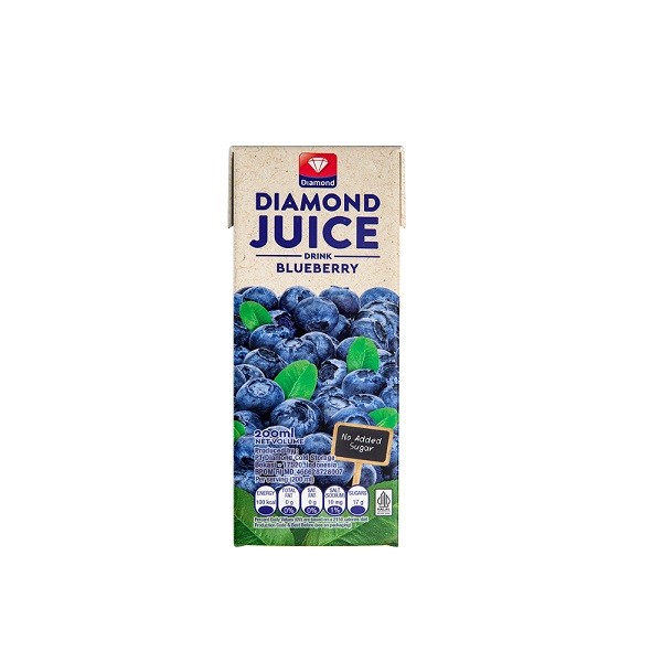 Jual DIAMOND JUICE UHT BLUEBERRY 200ML | Shopee Indonesia