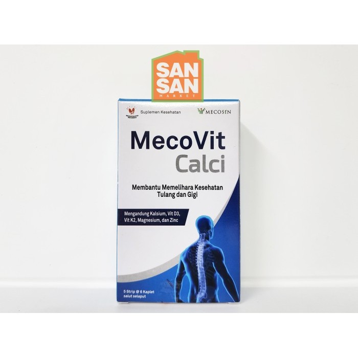 Jual MecoVit CALCI Kalsium Vit D3 Vit K2 Magnesium Zinc | Shopee Indonesia