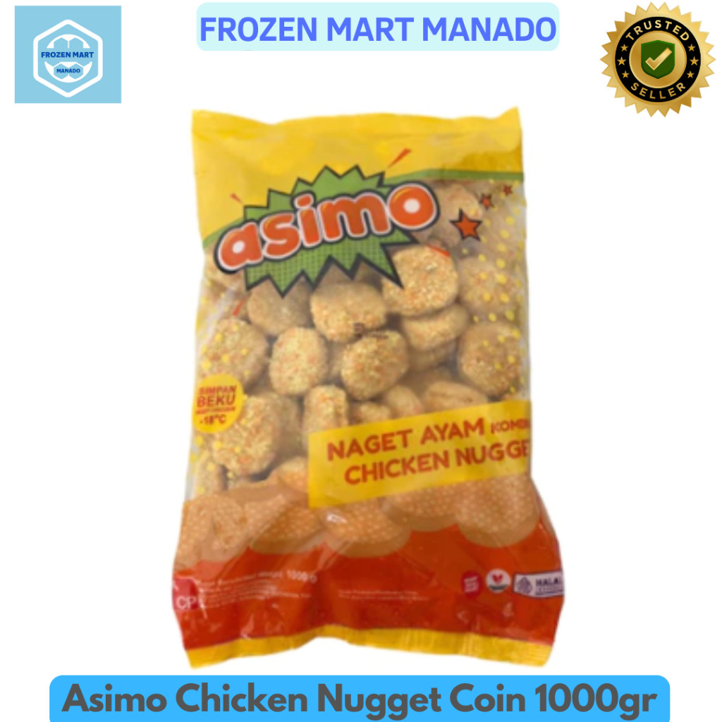Jual Asimo Chicken Nugget Coin 1000gr - Frozen Mart Manado (Frozen Food ...