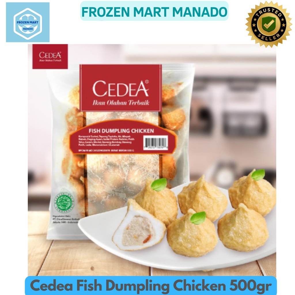 Jual Cedea Fish Dumpling Chicken 500gr - Frozen Mart Manado (Frozen ...