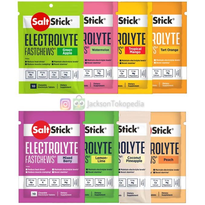 Jual ORIGINAL SALTSTICK FASTCHEW SEMUA RASA 10PC SACHET / SALT STICK ...