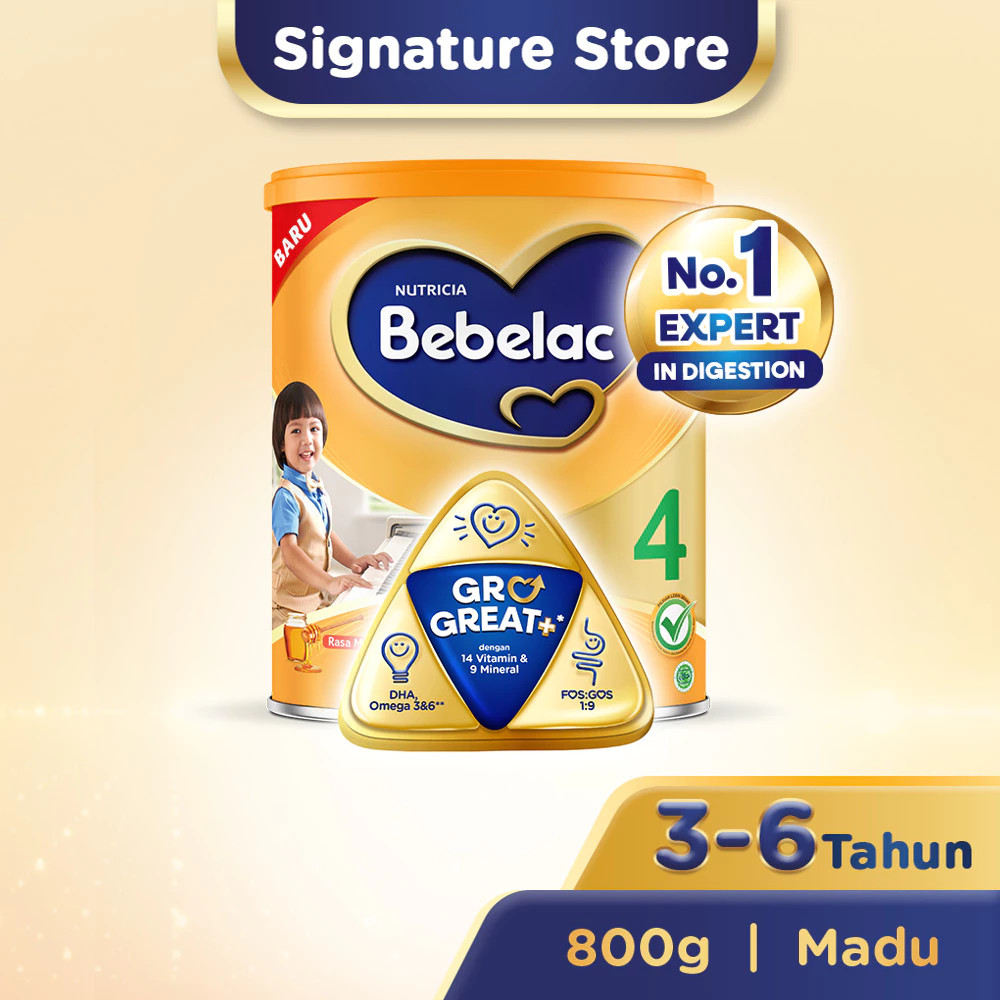 Jual Bebelac 4 / Bebelac 3+ Madu Susu Pertumbuhan Bubuk 800 gr | Shopee ...