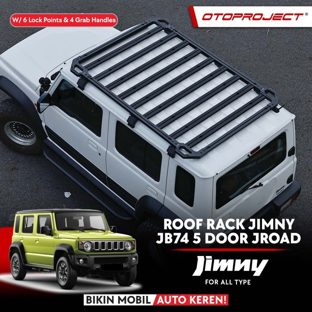 Jual OTOPROJECT ROOF RACK JIMNY JB74 5 DOORS JROA D STYLE | Shopee Indonesia