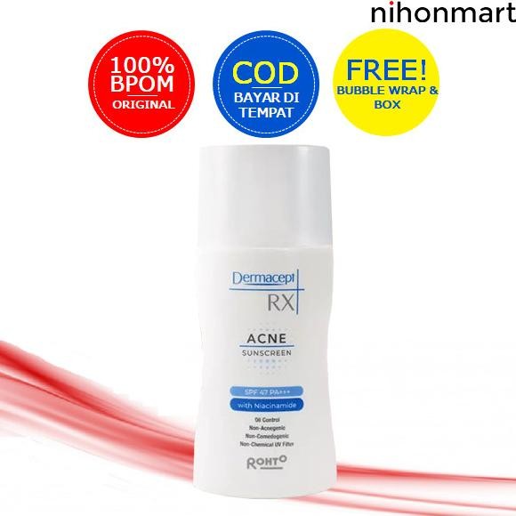 Jual DERMACEPT RX ACNE SUNSCREEN (SPF 47) 50G | Shopee Indonesia
