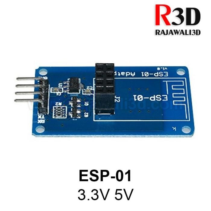 Jual Adapter Board ESP-01 ESP8266 3.3V 5V Wi-Fi Wireless Module Arduino ...