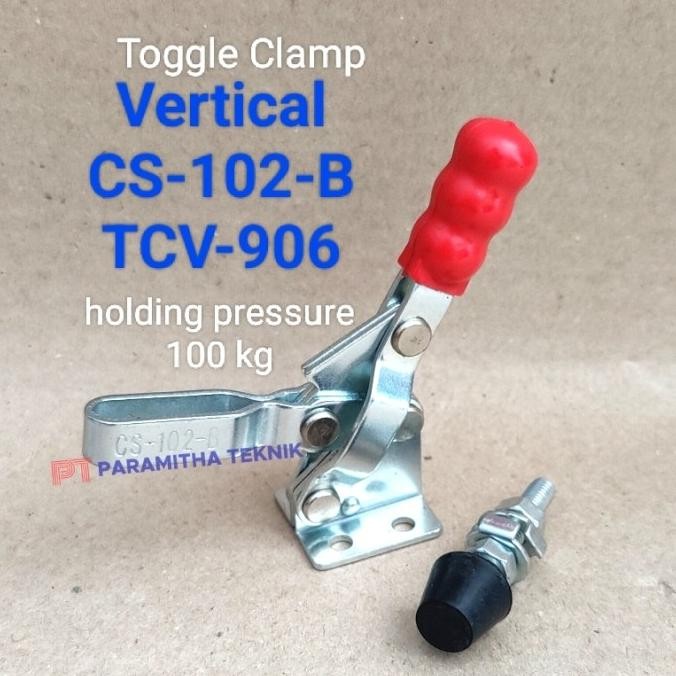 Jual Diskon Toggle Clamp Vertical 100 Kg / Togle Toogle Clamp Tcv-906 ...