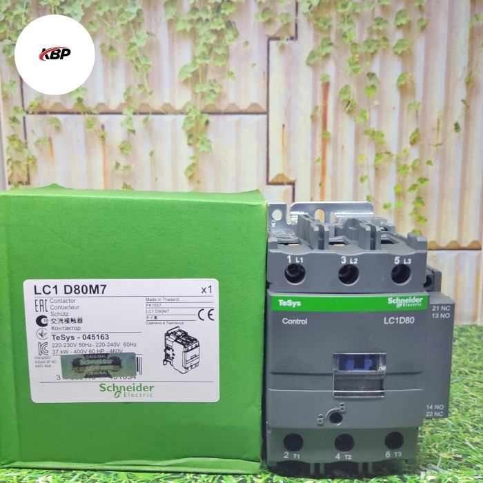 Jual Contactor Schneider Lc1D80 M7 / Kontaktor Schneider Lc1D80M7 Tele ...