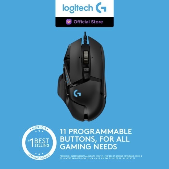 Jual Logitech G502 Hero / Mouse Logitech G 502 Hero Original Garansi ...