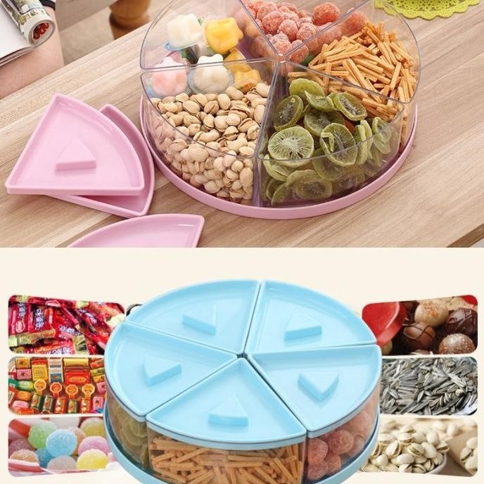 Jual Snack Box 5 SEKAT Tempat Kue Kering Snack Lebaran Toples Box Kue ...