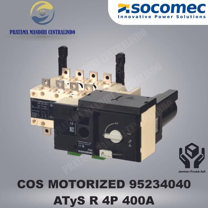 Jual Miliki Cos Motorized Change Over Switch Socomec Atys R 4P 400A 95234040 | Shopee Indonesia