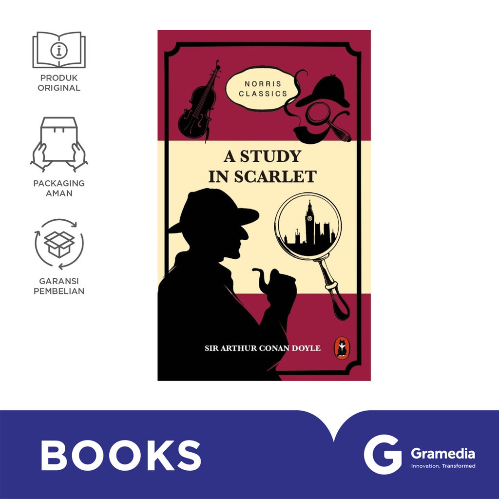 Jual A Study In Scarlet (Norris Classics) | Shopee Indonesia