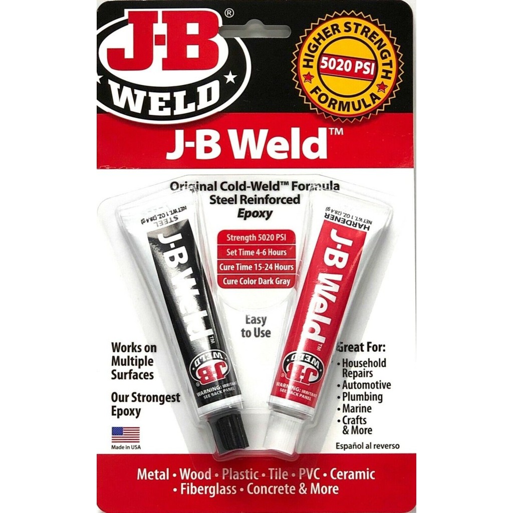 Jual OBRAL J-B WELD Epoxy JB WELD Lem epoxy tahan panas J B WELD Epoxy ...
