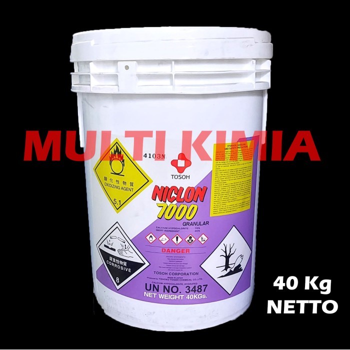 Jual Kaporit Granular Jepang Niclon / Niclon 70% Japan 1kg | Shopee ...