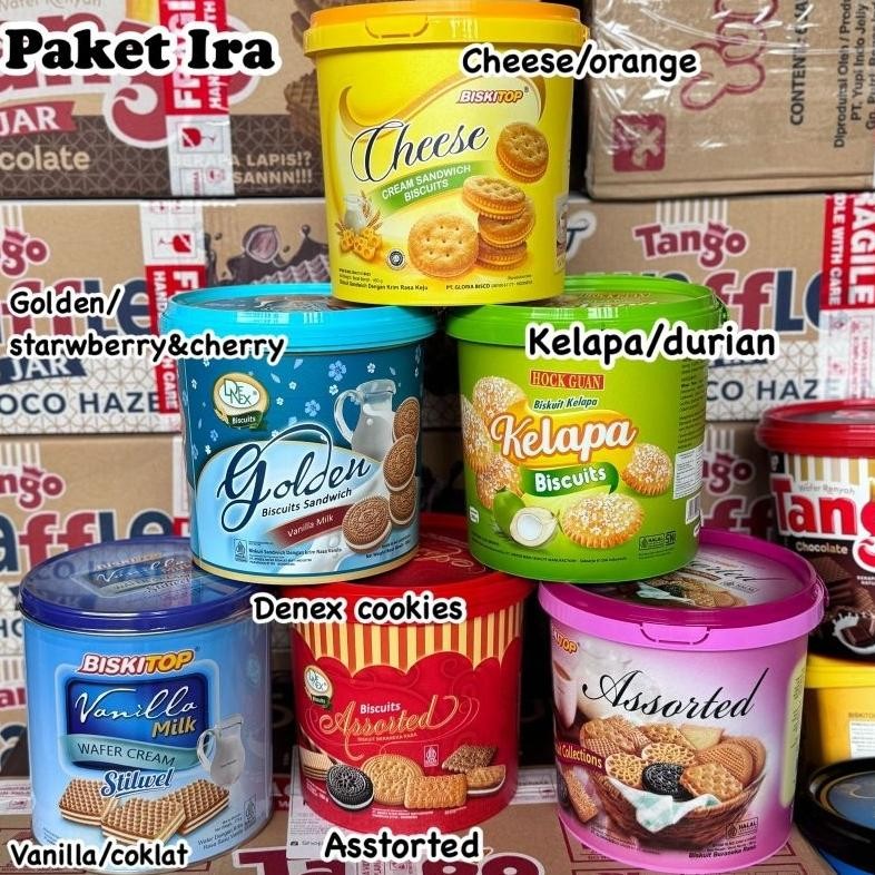 Jual aq-54 PAKET CAMPUR JAJAN LEBARAN [ISI 6 PCS] Snack Lebaran Parcel ...