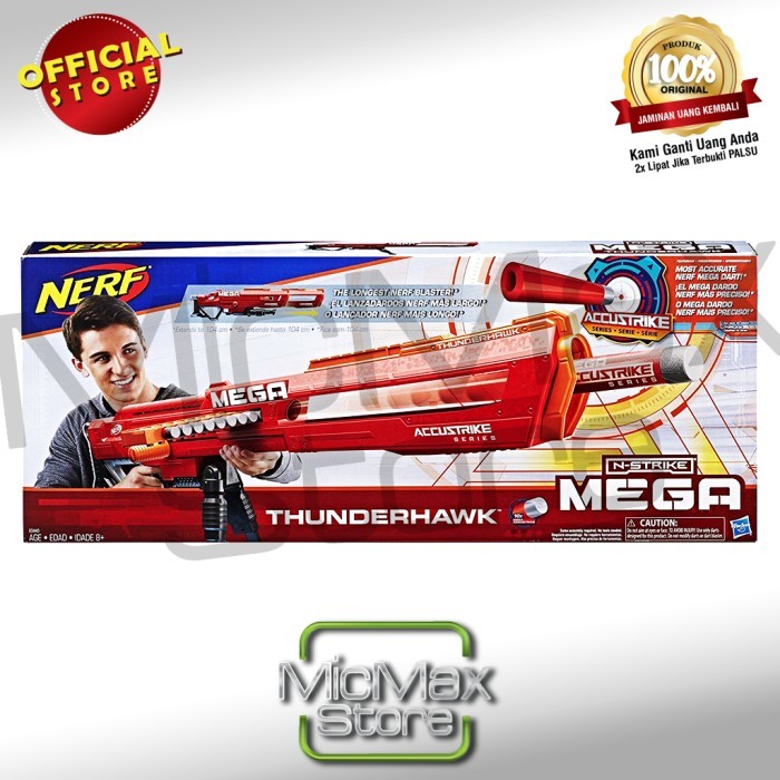 Jual Nerf Thunderhawk Accustrike Mega Blaster Longest Blaster Not ...