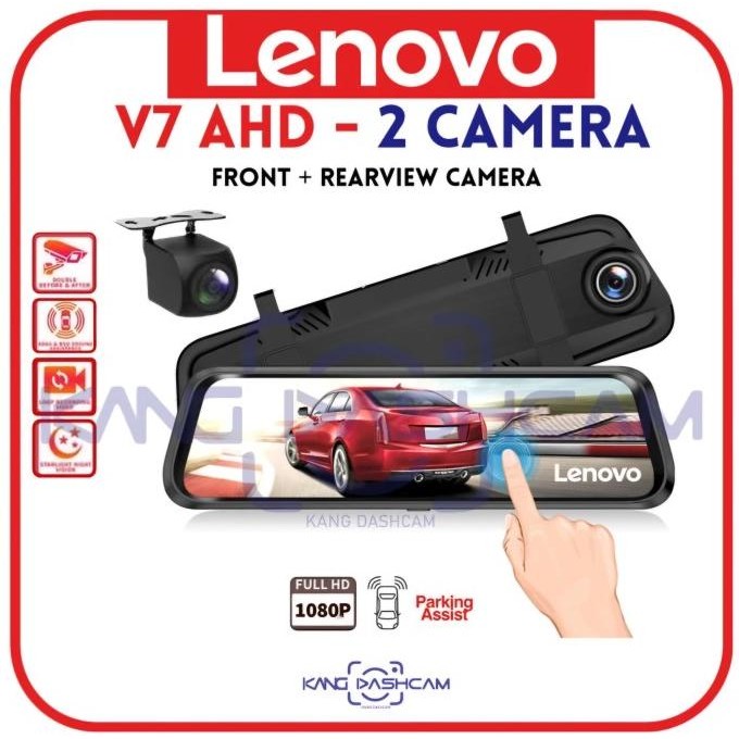 Jual LENOVO V7 AHD DUAL CAMERA DASHCAM CAR DVR CAMERA MOBIL ORIGINAL ...