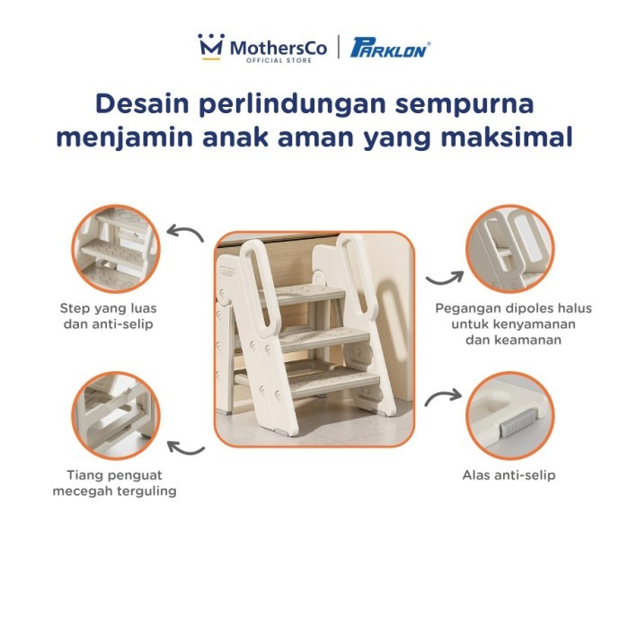 Jual Parklon 3 Levels Step Stool - Tangga Anak Multifungsi Dapat ...