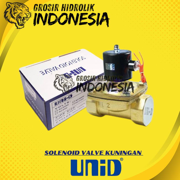 Jual 2'' SOLENOID VALVE KUNINGAN UNI-D 2 WAY SELENOID VALVE KUNINGAN DRAT 2'' UW-50 NORMAL CLOSE ...