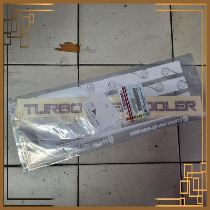 Jual [PMA] STICKER TURBO INTERCOOLER ASLI MITSUBISHI CANTER | Shopee ...