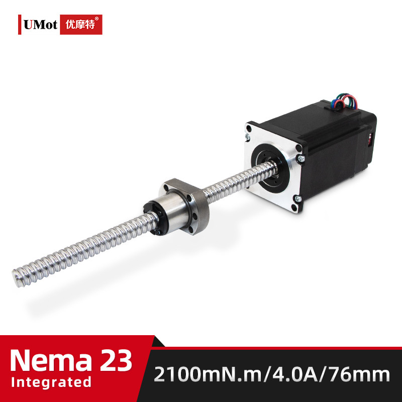 Jual TQS Hybrid Integrated Nema 23 Ball Screw Linear Stepper Motor ...
