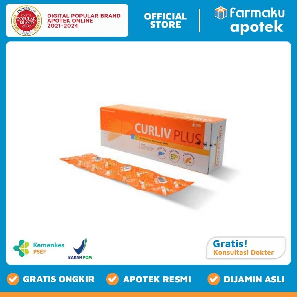 Jual Curliv Plus Strip 10 Tablet Strip - KGS | Shopee Indonesia