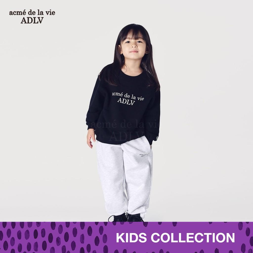 Jual [ADLV] Kids Basic Logo Sweatshirt Black - Sweater Oversized Fit ...