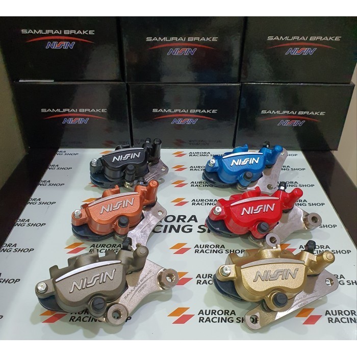 Jual KALIPER BELAKANG NISSIN SAMURAI 2 PISTON NINJA 150 RR / R / SS Baru / Segel | Shopee Indonesia