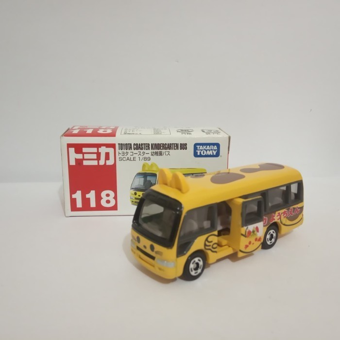 Jual Tomica No 118 Toyota Coaster bus diecast miniatur mobil bis murah ...
