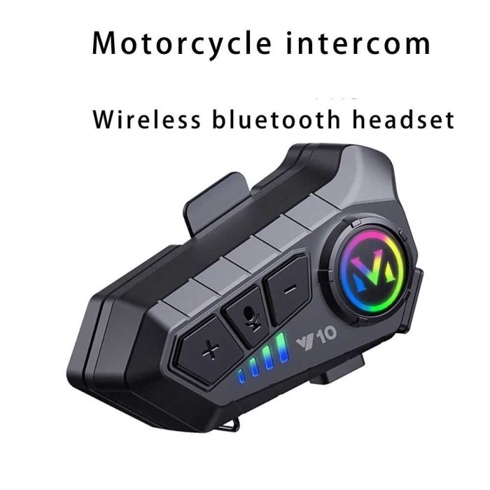 Jual TERBARU INTERCOM HELM BLUETOOTH RADIO FM HEADSET HELMET MOTORCYCLE ...