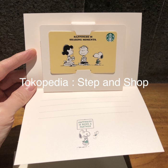 Jual Starbucks Card Japan X Peanuts - Snoopy Card - Yellow - Rare Edition | Shopee Indonesia