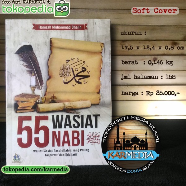 Jual 55 Wasiat Nabi Wasiat Rasulullah Pustaka Imam Bonjol Karmedia ...