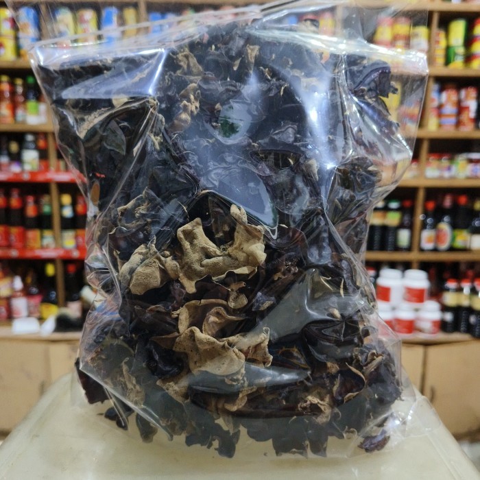 Jual Jamur Kuping Hitam/ Jamur Lember Hitam/ Bokji Hitam Grade B1 500Gr ...