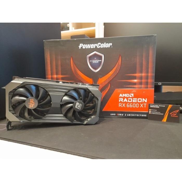 Jual PowerColor Red Devil RX 6600 XT 8GB GDDR6 RX6600XT 2ND | Shopee ...