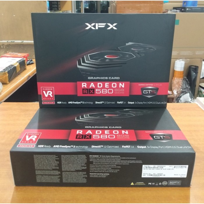 Jual VGA XFX RX 580 8GB GDDR5 256Bit Dual Fan - RX-580S85DD6 | Shopee Indonesia