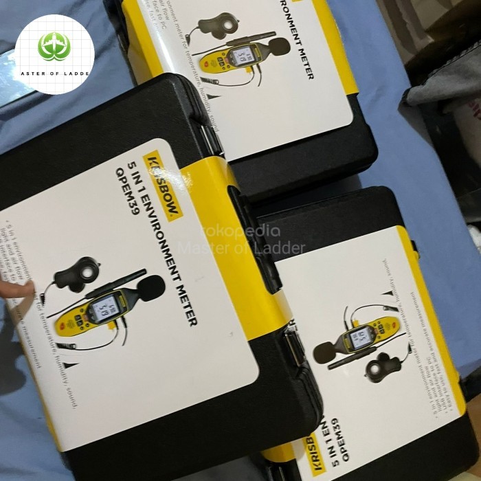 Jual NEW Krisbow ENVIRONMENT METER 5 IN 1 PRO Digital Sound Level Meter ...