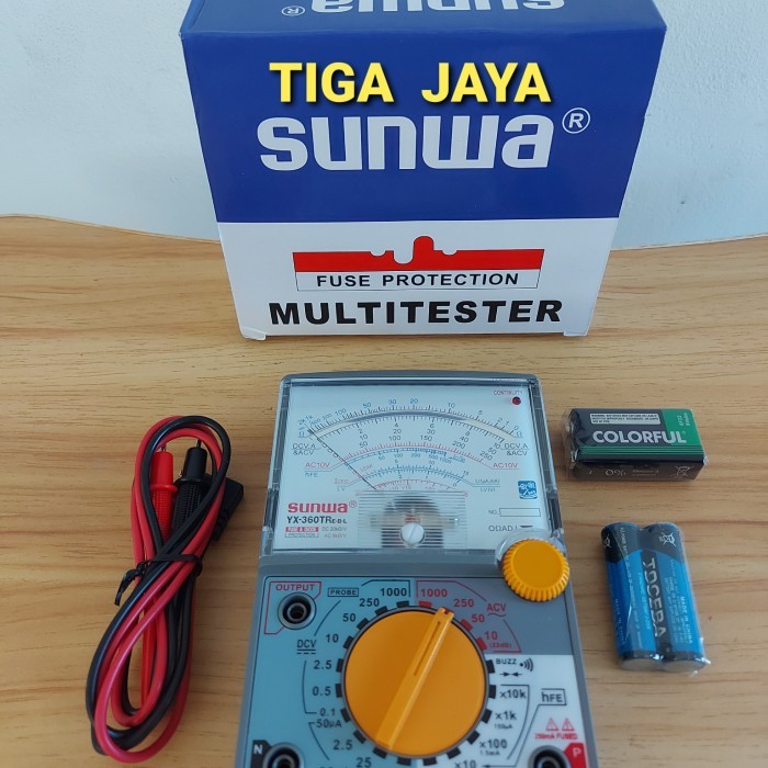 Jual HARGA DISC - Multi Tester Avometer Analog Sunwa Dos Biru YX 360 ...