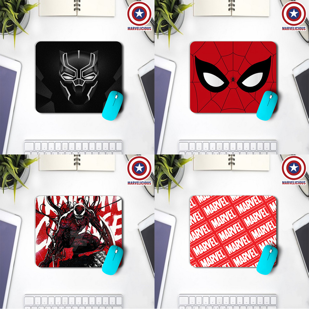 Jual Mouse Pad Mousepad Alas Mouse Desain Marvel | Shopee Indonesia
