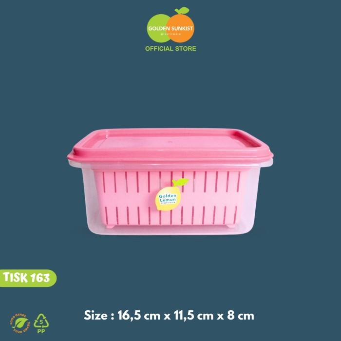 Jual Tempat Ikan Saringan Kecil Golden Lemon (Tisk 163) | Shopee Indonesia
