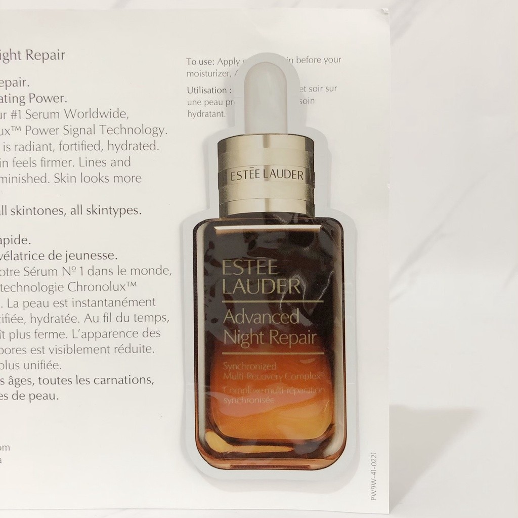 Jual Estee Lauder Advanced Night Repair serum sample / synchronized ...