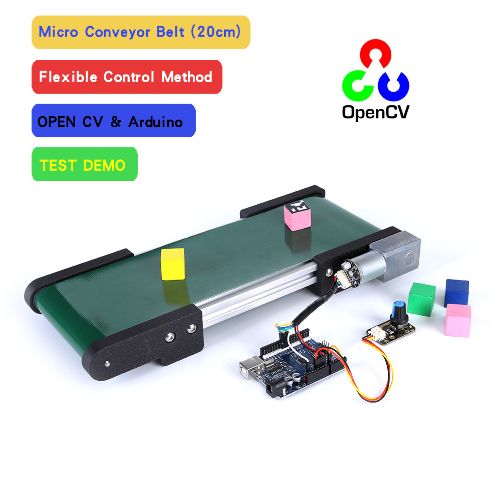 Jual BEAST Mini Conveyor Belt OpenCV PU Belt Vending Machine Automatic Track Cargo Channel ...