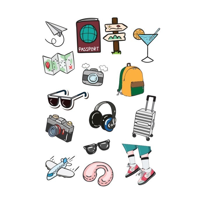 Jual BALLER INDONESIA STICKERS SET TRAVELING 1 (STICKER KOPER) | Shopee ...