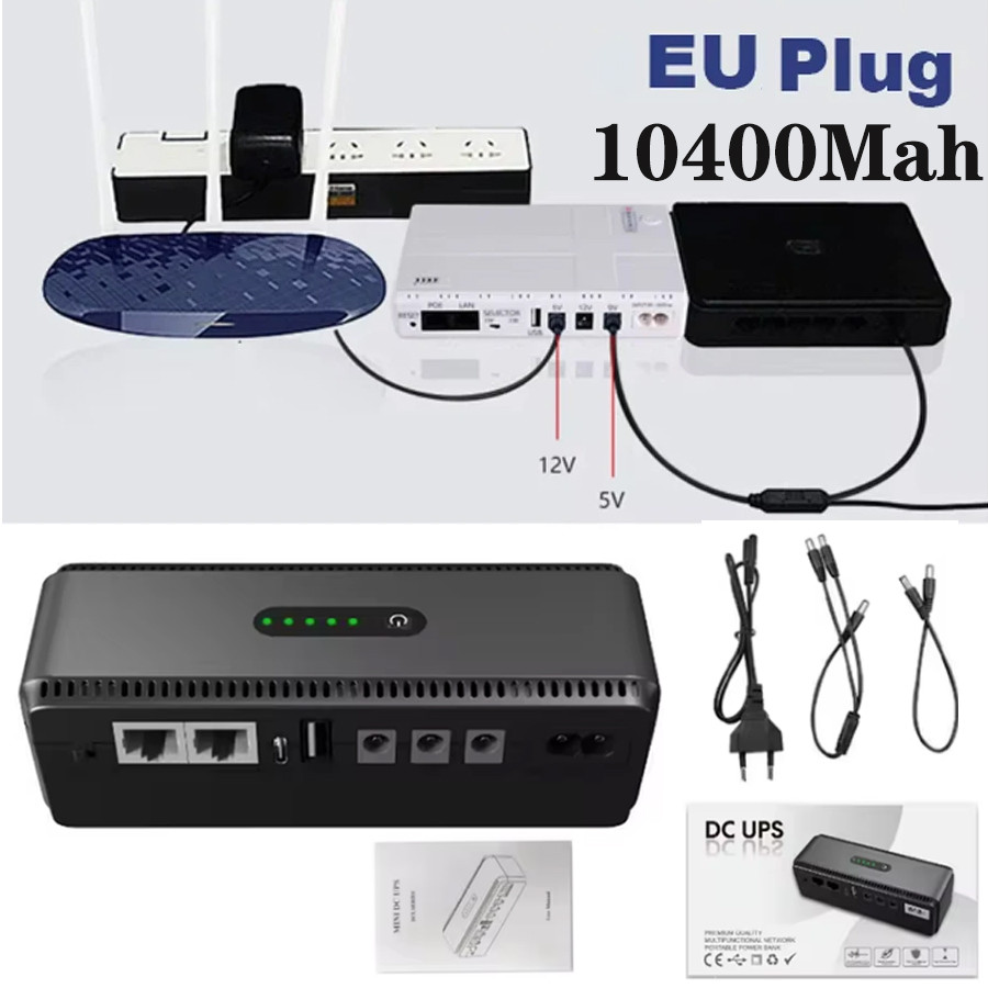 Jual 2025 New 8800/10400Mah DC Uninterruptible Power Supply UPS Router ...