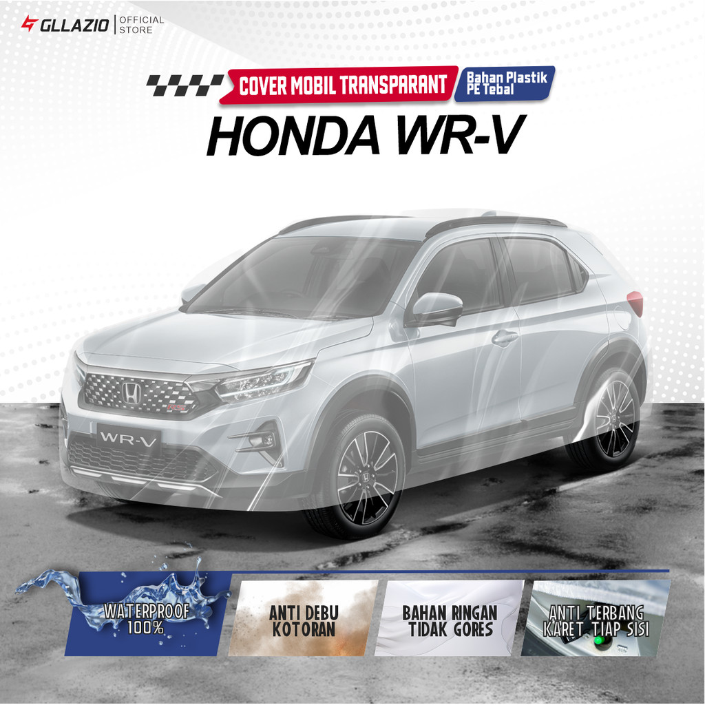 Jual Body Cover Mobil Honda WRV Transparan / Sarung Mobil WRV Plastik ...