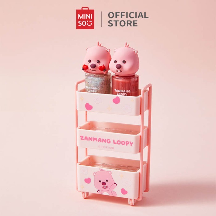 Jual Diskon Miniso X Zanmang Loopy Collection Penyimpanan Desktop 3 ...