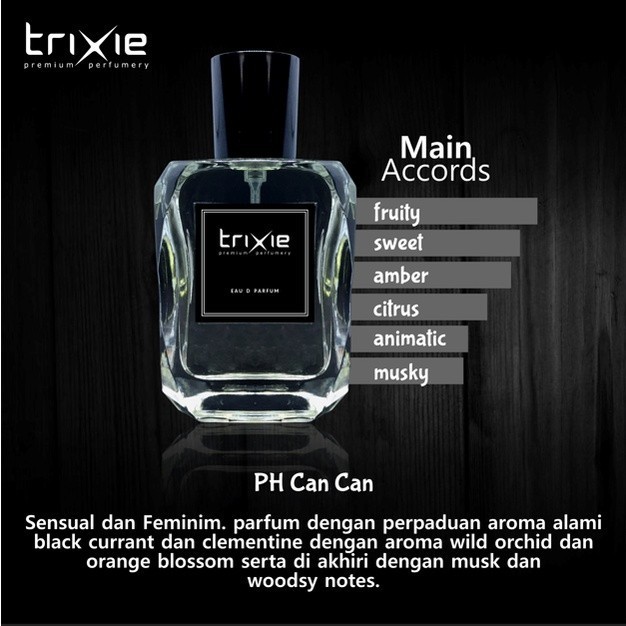 Jual Trixie Perfumery PH Can Can Women inspired | Shopee Indonesia