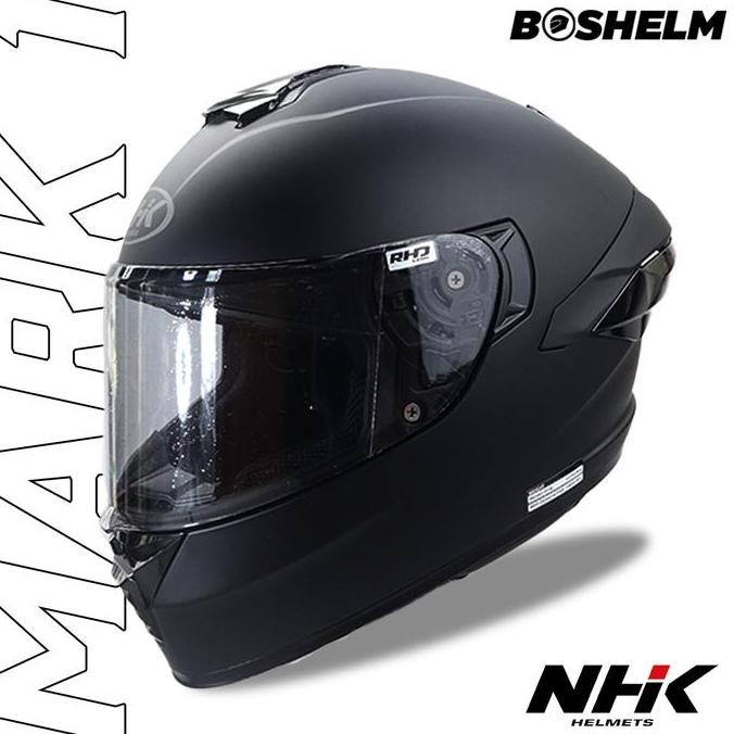 Jual Helm NHK MARK 1 ELITE SOLID Helm Full Face SNI | Shopee Indonesia