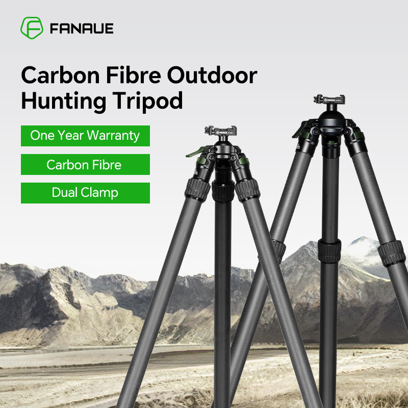 Jual MEWO Carbon Fiber Hunting Tripod for Rifle With Quick Release ...