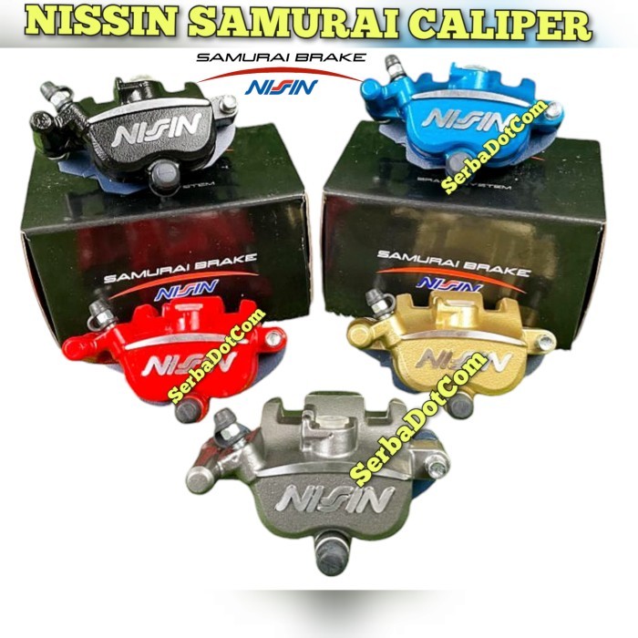Jual NEW KALIPER CALIPER NISSIN SAMURAI 2P 2 PISTON DEPAN BELAKANG NMAX AEROX CBR 150 MX KING ...