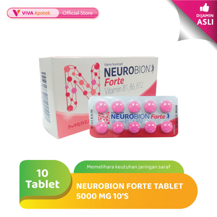 Jual Neurobion Forte 5000 untuk Kebutuhan Vitamin B1,B6, B12 (10 Tablet) | Shopee Indonesia