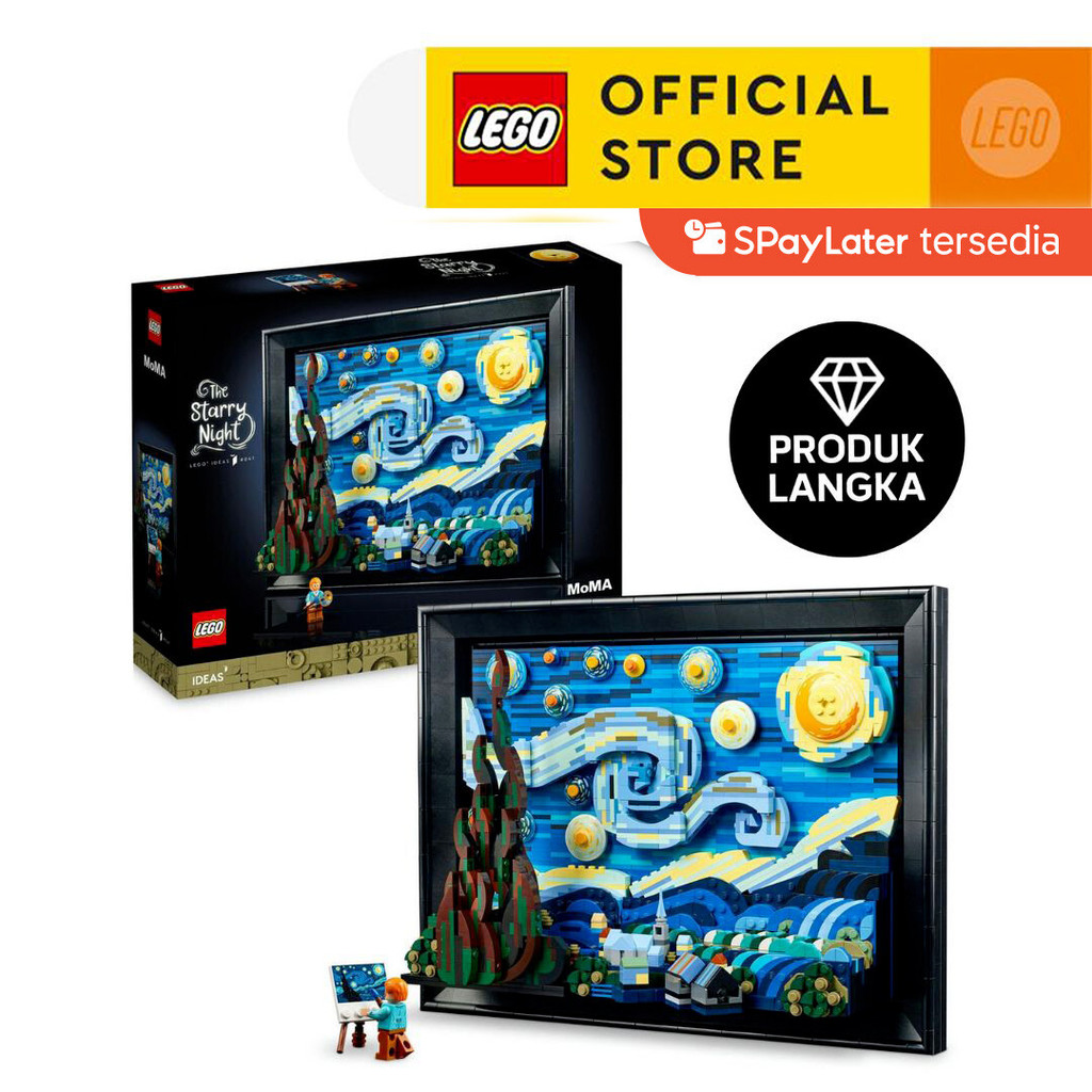 Jual LEGO Ideas 21333 Vincent van Gogh - The Starry Night (2316 Pieces ...